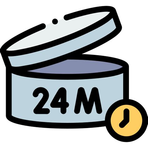 Shelf Life Detailed Rounded Lineal Color Icon