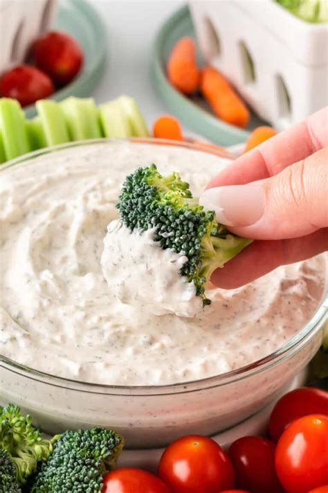 The Best Veggie Dip Recipe Build Your Bite