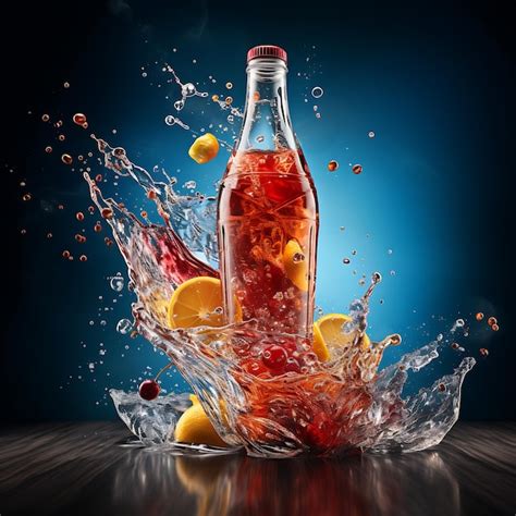 Premium Ai Image Artistic Composition Featuring A Water Splash