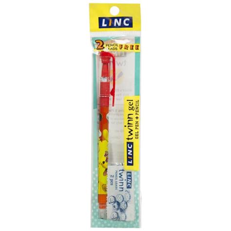 Buy Linc Twinn Mickey Mouse Blue Gel Pen And Pencil Free 2 Pencil