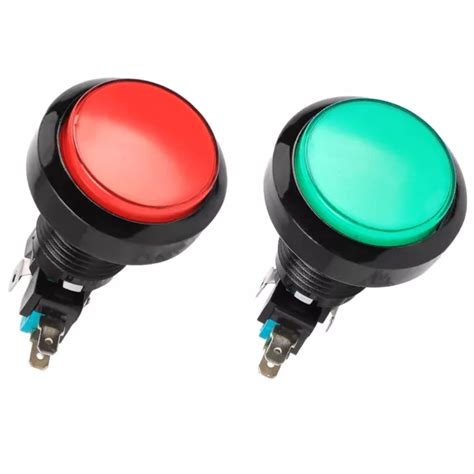 Reliable 12vdc Green Push Button Switch With Microswitch For Easy