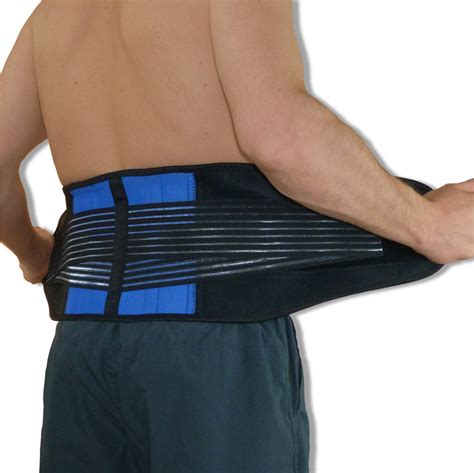 Neoprene Double Pull Lower Back Support Lumbar Brace