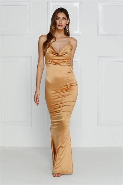 Long Satin Dress Homecare24