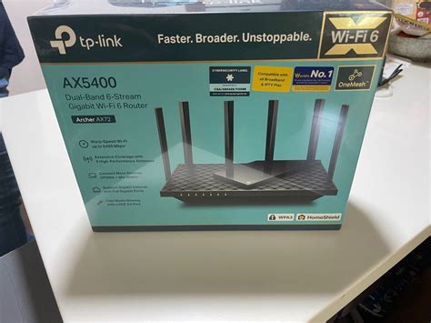Tp Link Wifi 6 Router Ax5400 Computers And Tech Parts And Accessories