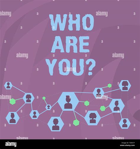 Word Writing Text Who Are You Question Business Photo Showcasing