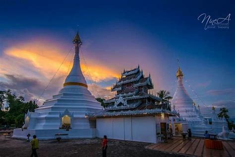 พระธาตุดอยกองมู จ แม่ฮ่องสอน โบสถ์ วัด