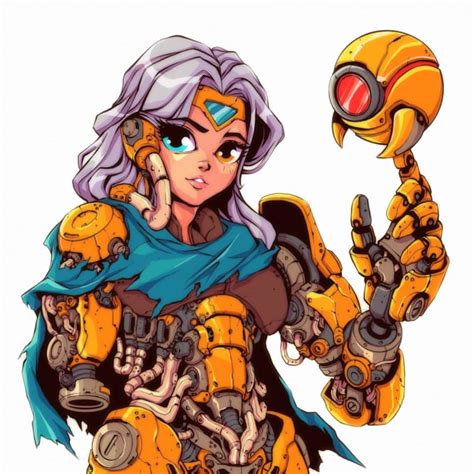 Create Stylized Cyborg Girls By Deadbranch Fiverr