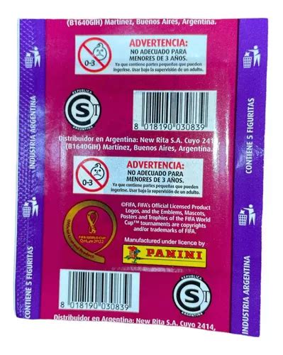 25 Sobres Figuritas Mundial Qatar 2022 Panini Originales 27 643 En