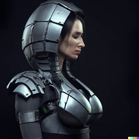 Futuristic Female Body Armor