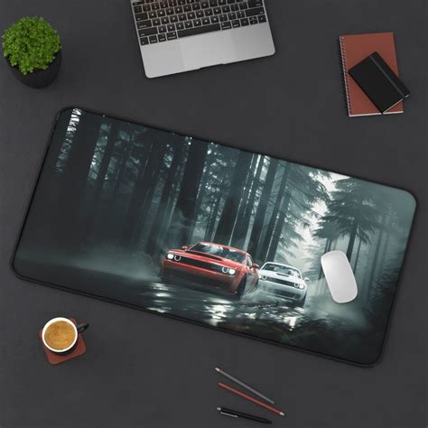 Dodge Hellcat Car Mouse Pads Car Desk Mat Gaming Mouse Pad Etsy