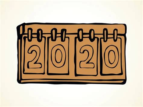 Score New Year Vector Drawing Stock Vector By ©marinka 275847250