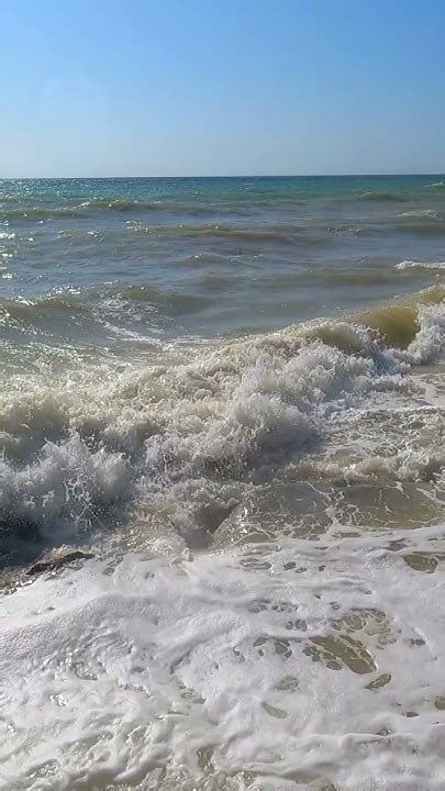 Волны🌊 Чёрного моря💙 в Одессе⚓ Shorts черноеморе одесса волны Youtube