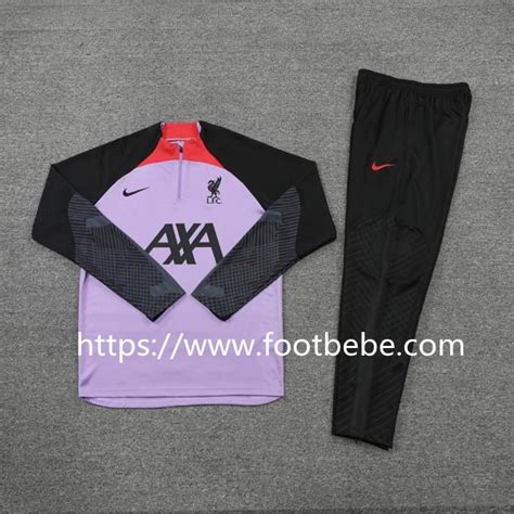 Survetement Liverpool 2022 2023 Homme Violet Footbebe