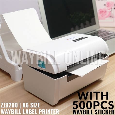 Zj9200 Waybill Printer Bluetooth Usb Cellphone Thermal Printer Free Waybill Holder Sticker