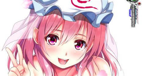 Touhou Projectyuyuko Saigyouji Hyper Big Pose Render Ors Anime