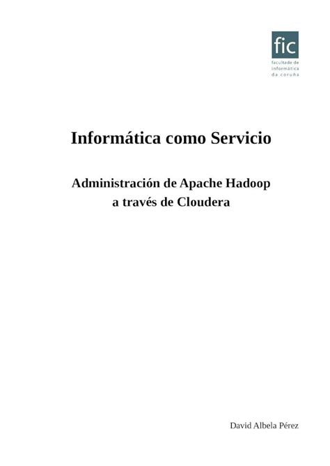 PDF Administración de Apache Hadoop a través de Cloudera DOKUMEN TIPS