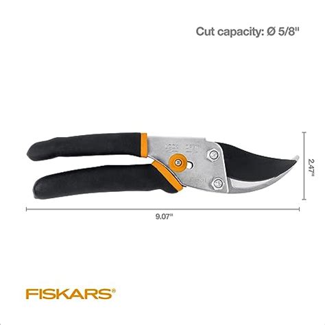 Fiskars Bypass Pruning Shears 58” Garden Clippers Plant Cutting