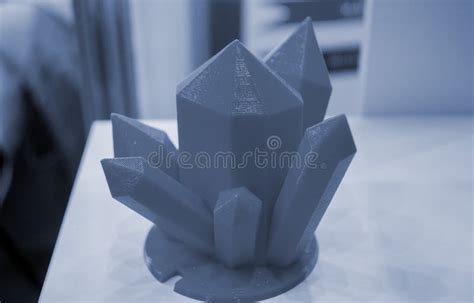 art object model crystals printed 3d printer created 3d printing molten