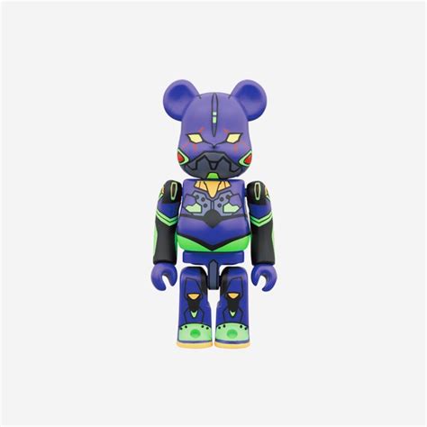 베어브릭 에반게리온 초호기 뉴 페인트 버전 100 And 400 세트 Bearbrick Kream