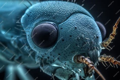 Premium Ai Image A Close Up Of A Bugs Head With A Long Antennae