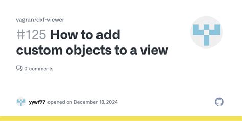 How To Add Custom Objects To A View · Issue 125 · Vagrandxf Viewer