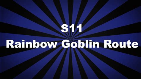 Diablo Season Rainbow Goblin Route Youtube