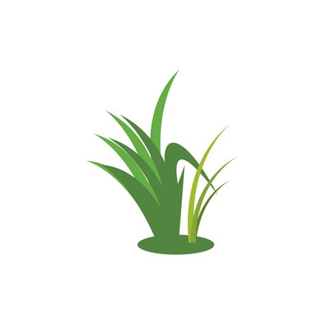 Grass Logo Vector Template 13044790 Vector Art At Vecteezy