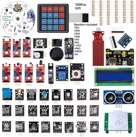 Rees52 Upgraded 37 In 1 Sensors Modules Kit For Arduino Starter