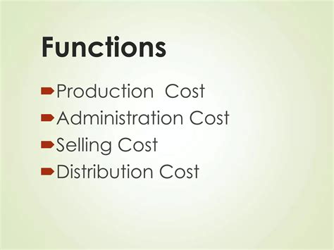 Cost Terms Concepts And Classification C1 Ppt