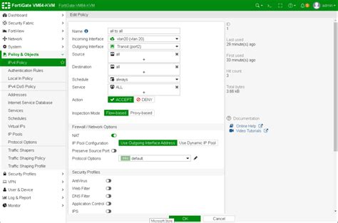 Ot It Security Internal Firewall Fortigate Implementation With