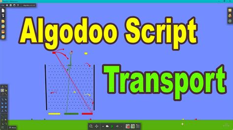 Algodoo Scripts Transport Change Color YouTube