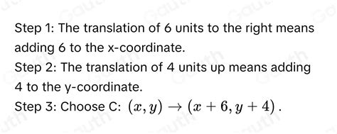 Solved Quadrilateral Abcd Was Translated 6 Units To The Right And 4 Units Up To Create