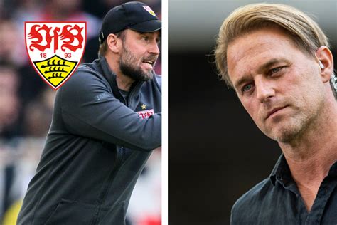 VfB Stuttgart Trainer Sebastian Hoeneß ein Jahr an der Seitenlinie