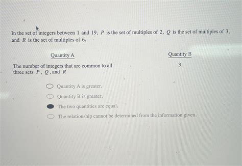in the set of integers between 1 ﻿and 19 p ﻿is the