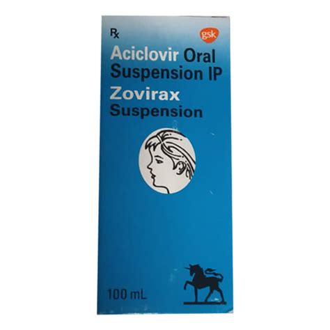Zovirax Acyclovir Oral Suspension Silk Pharmacy