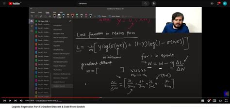 learn about logistic regression gradient descent prasad agalave