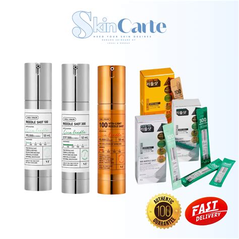 Vt Cica Reedle Shot 100 300 Vita Light 100 Essence Pouch Shopee