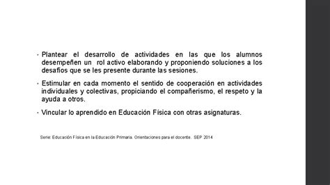 Educacin Fsica Orientaciones Para La Planeacin Planeacin Y