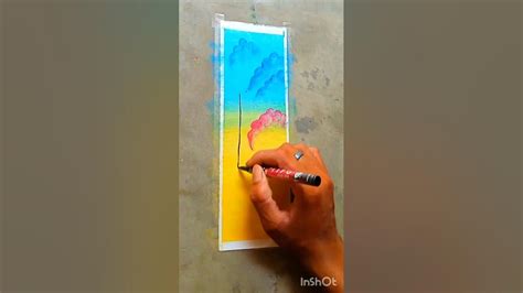 Small Drowing With Oil Pastelyoutube Shortvairal Shortvairal Youtube