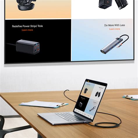 Кабель Hdmi Baseus High Definition Series Graphene Type C Hdmi 4k 2