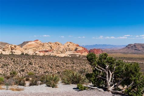 Rugged Mountains In Beautiful Red Rock Canyon National Conservation
