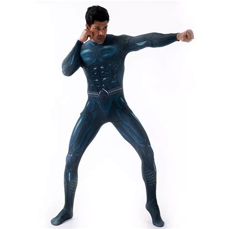 Fantasia Aquaman 2 2023 MacacÃo 3d Adulto H2l Cosplay