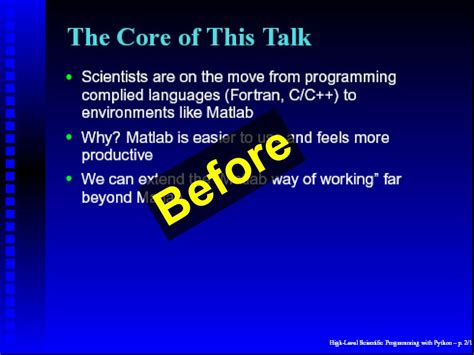 This Presentation Shows Transformations Of Slides From The Traditional To The Assertion Evidence
