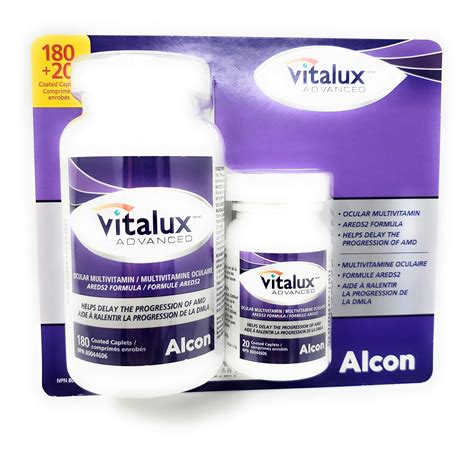 Vitalux Advanced Multivitaminpräparat areds 2 Formel 180 beschichtet ...