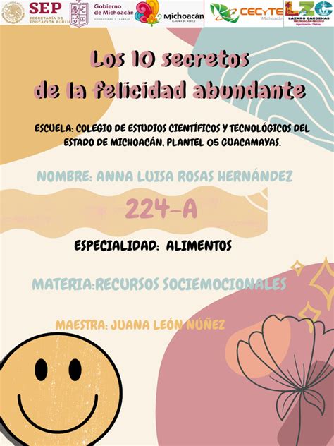 Los 10 Secretos De La Felicidad Pdf Felicidad Gratitud