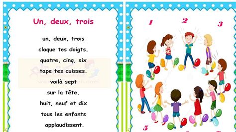 Poème Un Deux Trois De 3ème Année Primaire Youtube