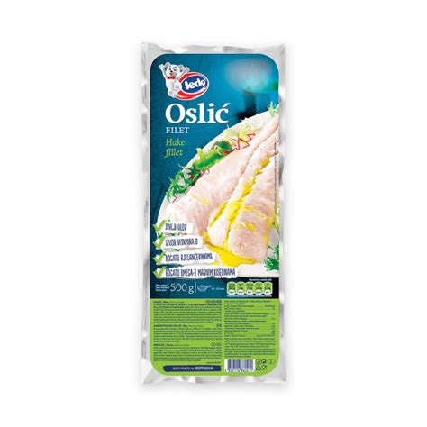 Oslič File Fileji Morske Jedi Zmrznjeni Izdelki