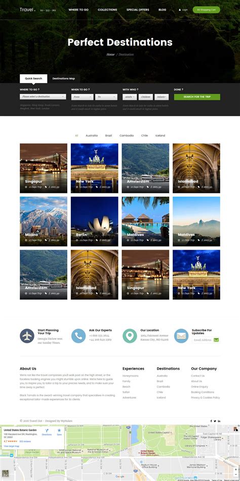 Traveldot Traveltourbooking Html Template By Wpnukes Themeforest
