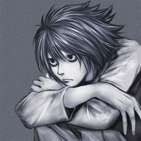 Another Death Note Fan Art Of L I Made Today Rdeathnote