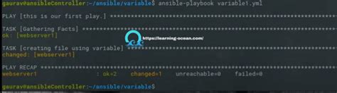 Ansible Variable Learning Ocean